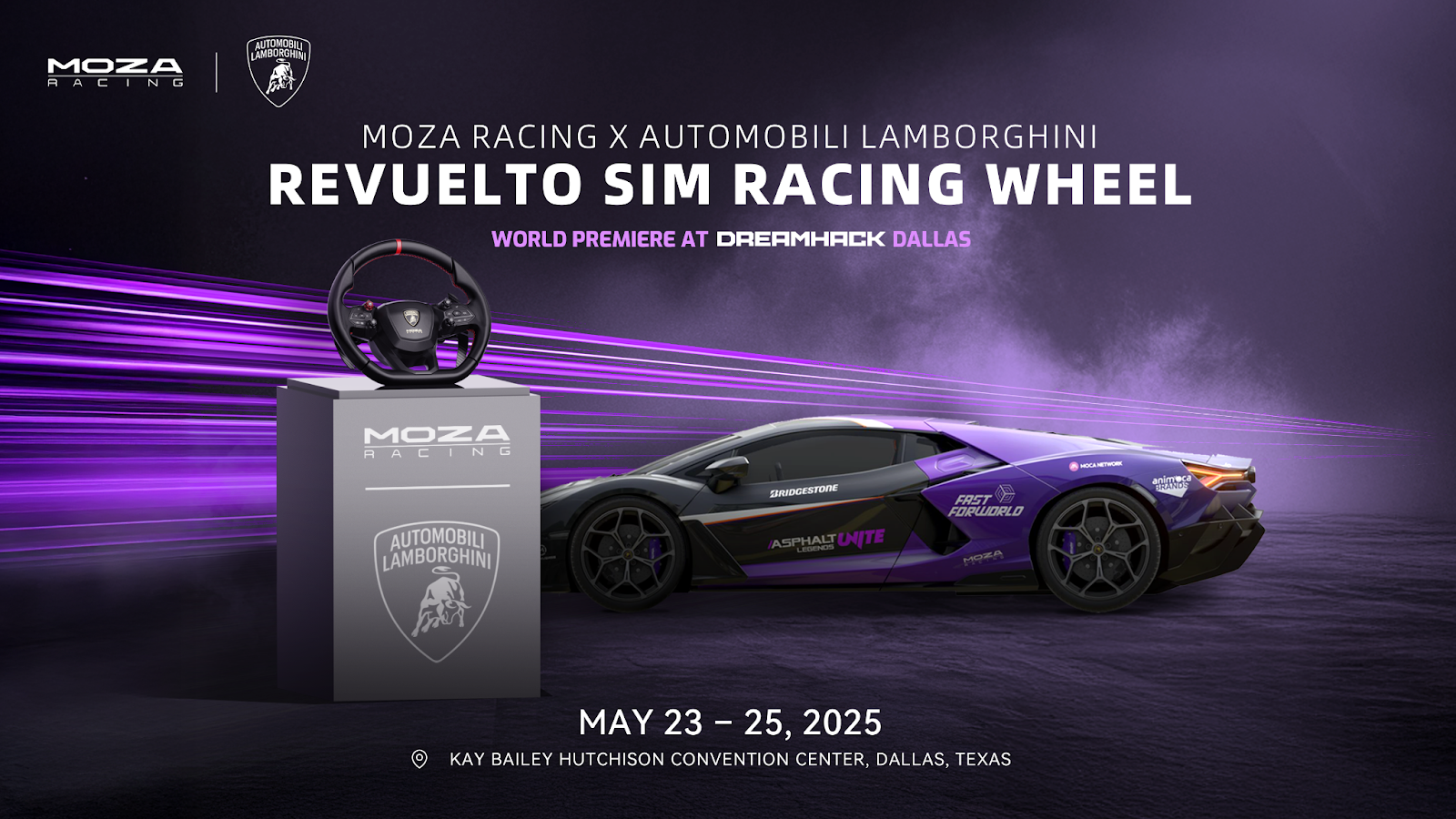 New Lamborghini Revuelto Sim Racing Wheel to Debut at DreamHack Dallas ...