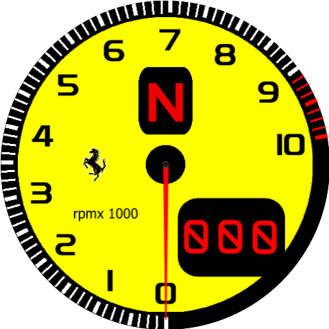 Ferrari Dial v1 – MOZA Racing