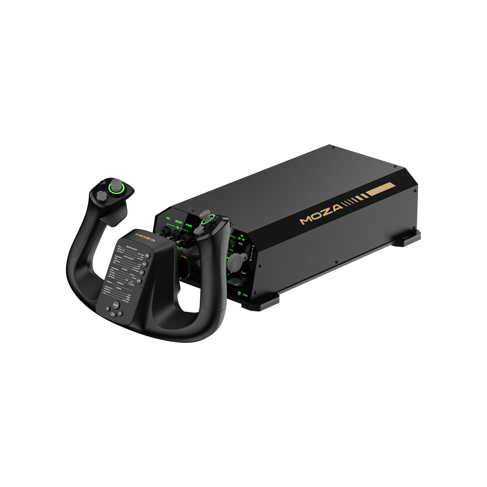 MOZA AY210 Yoke Bundle | Professional Force Feedback Flight Control ...