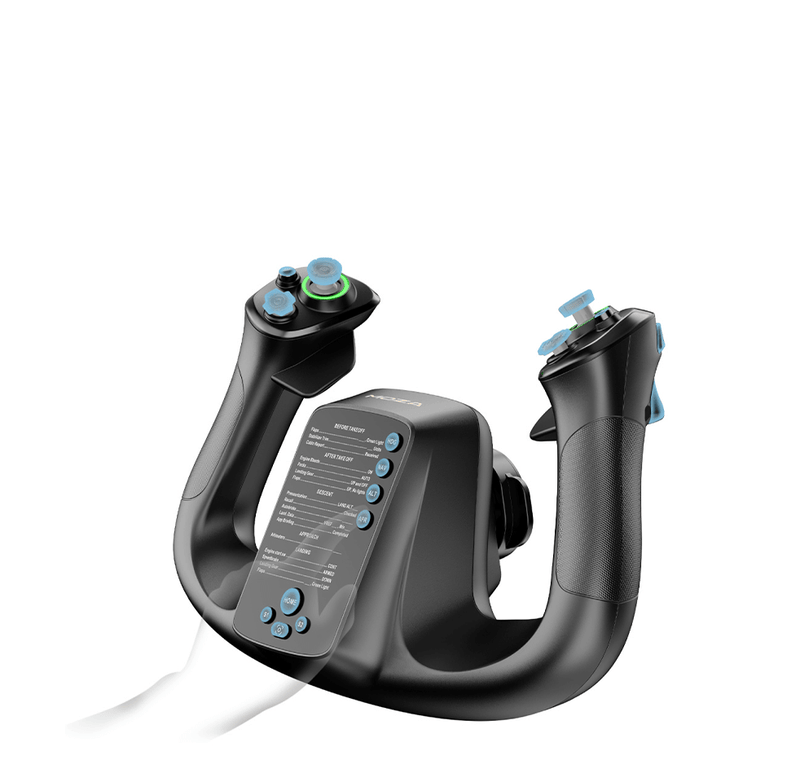 MOZA MFY Yoke | Modular Flight Yoke with Hall Sensors – MOZA Racing