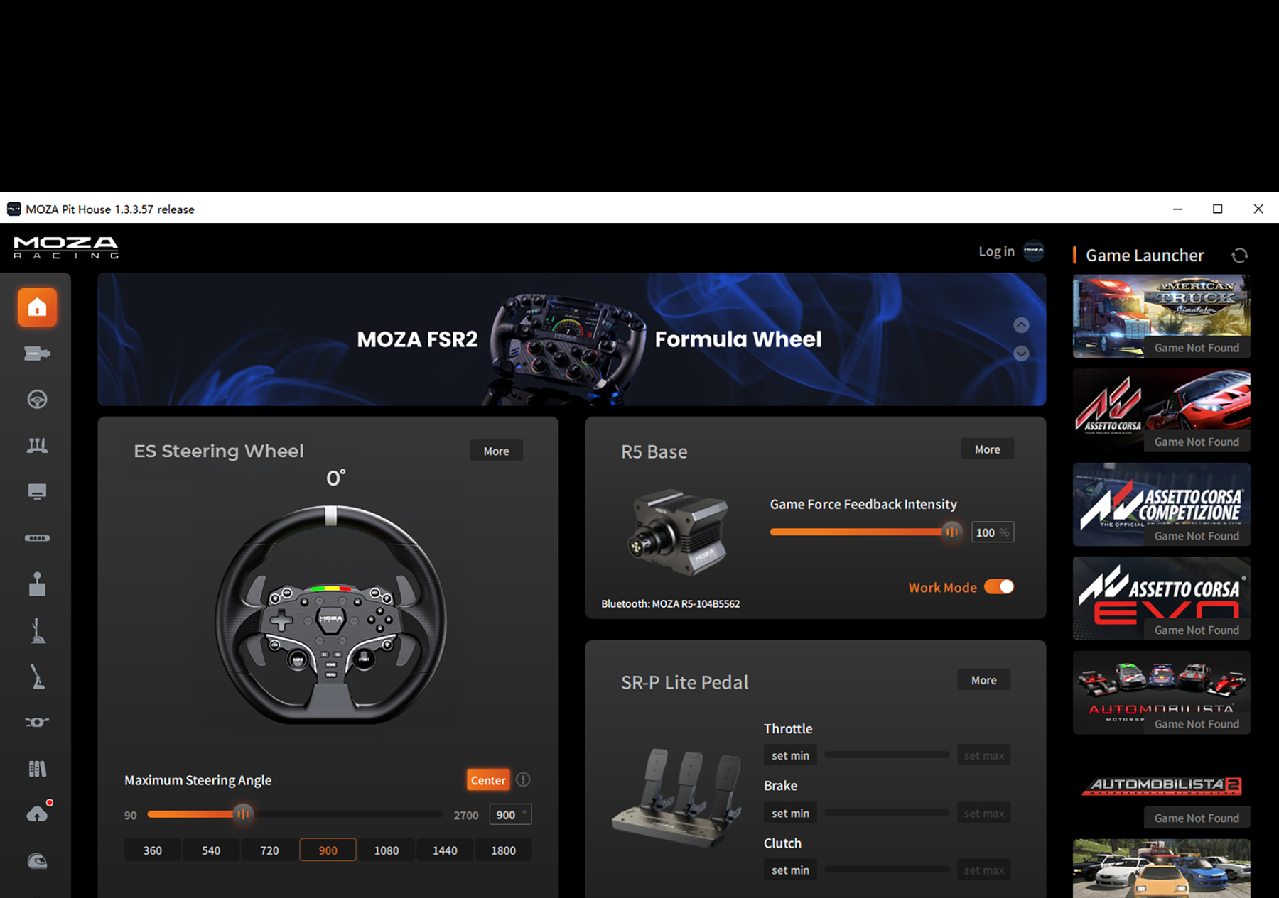 MOZA R5 Racing Bundle — 5.5Nm Direct-Drive Performance – MOZA Racing