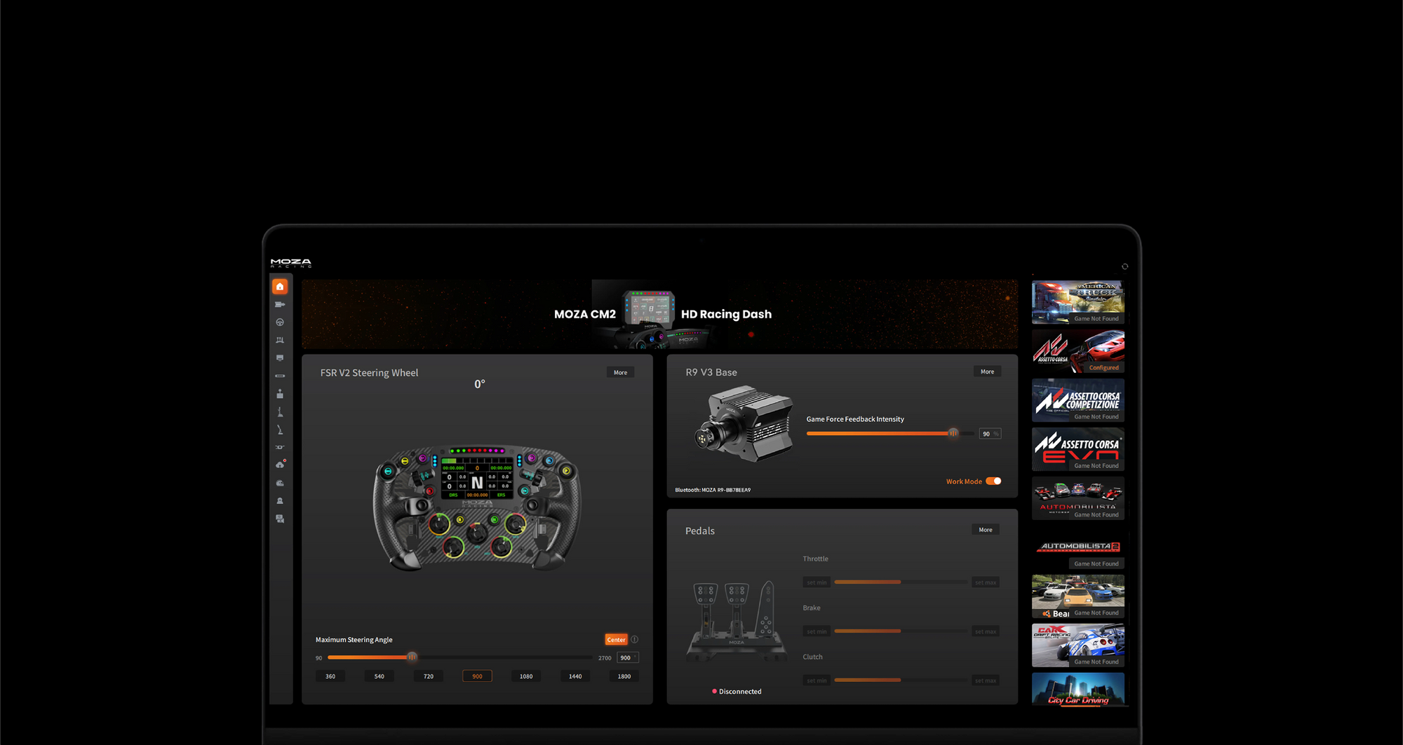 MOZA R12 V2 Direct Drive Wheel Base | 12Nm Torque, Professional FFB ...