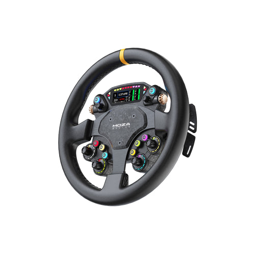 MOZA CS Pro Steering Wheel | 325mm Racing Wheel with Carbon Fiber & HD ...