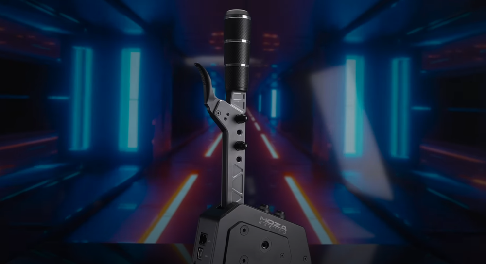 MOZA SGP Sequential Shifter – All-Metal Sequential Gearbox with RGB ...