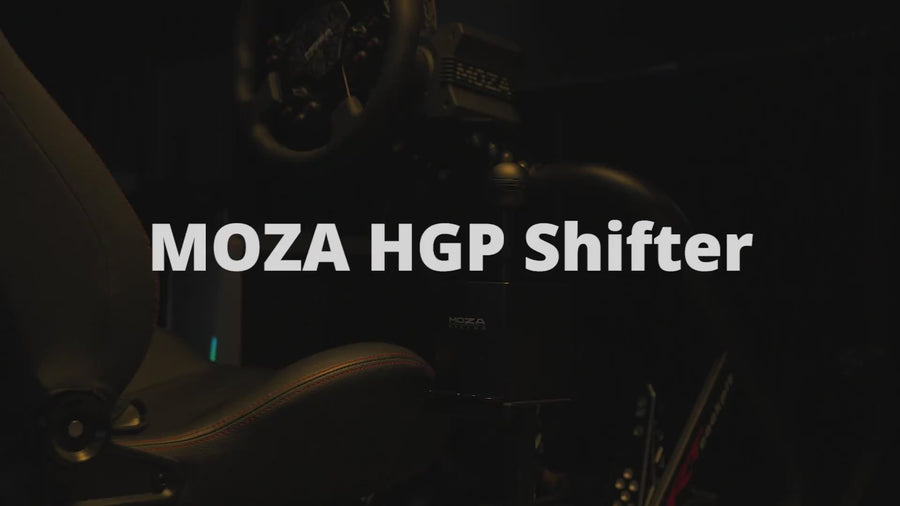 MOZA HGP Shifter – 7+R H-Pattern Gearbox with Intelligent Downshift ...
