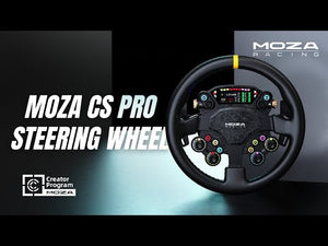 MOZA CS Pro Steering Wheel | 325mm Racing Wheel with Carbon Fiber & HD ...